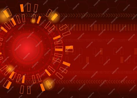 Premium Vector High Tech Digital Technology Network Abstract Technology Background Hitech