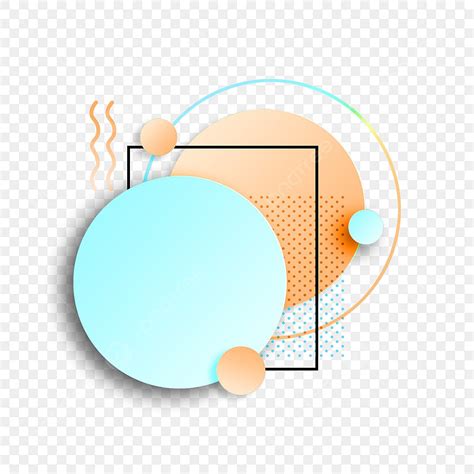 Simple Geometric Clipart Vector Simple Creative Hand Painted Geometric Border Memphis