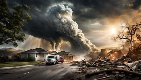Natural Disaster Situation Disaster Aftermath Landscape Emergency Response Scene Catastrophic