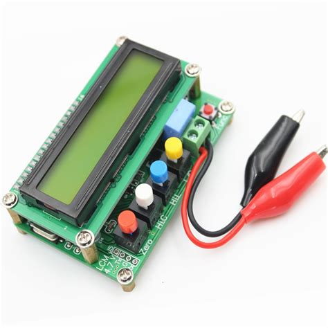 Digital Lcd Capacitance Meter Inductance Table Tes Grandado