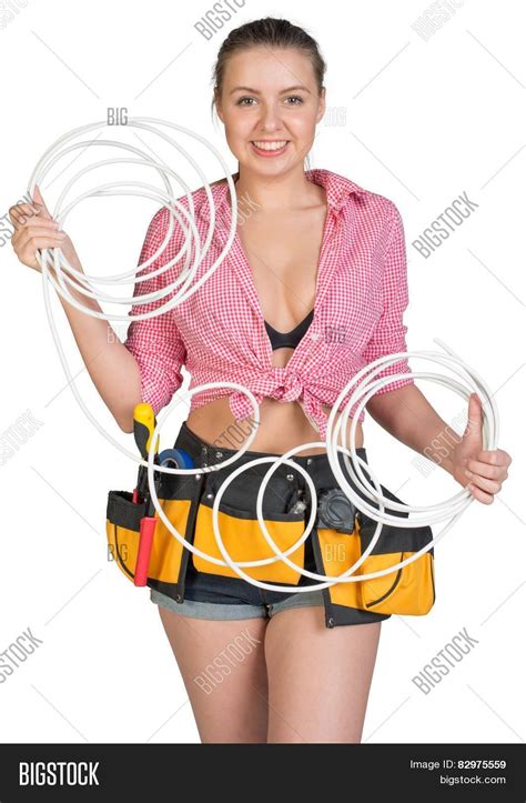 Sexy Woman Hard Hat Image Photo Free Trial Bigstock