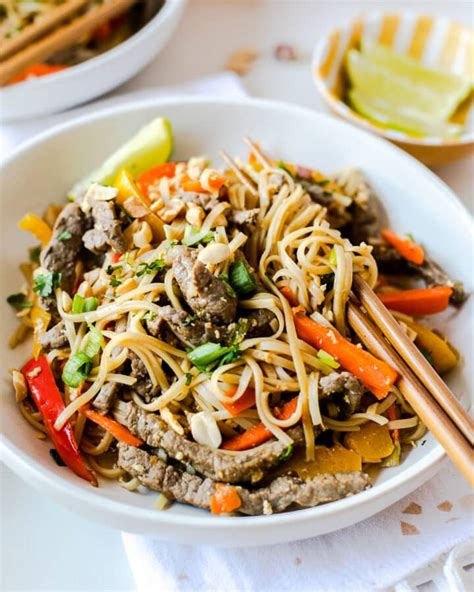 Beef Pad Thai Recipe Fit Mama Real Food