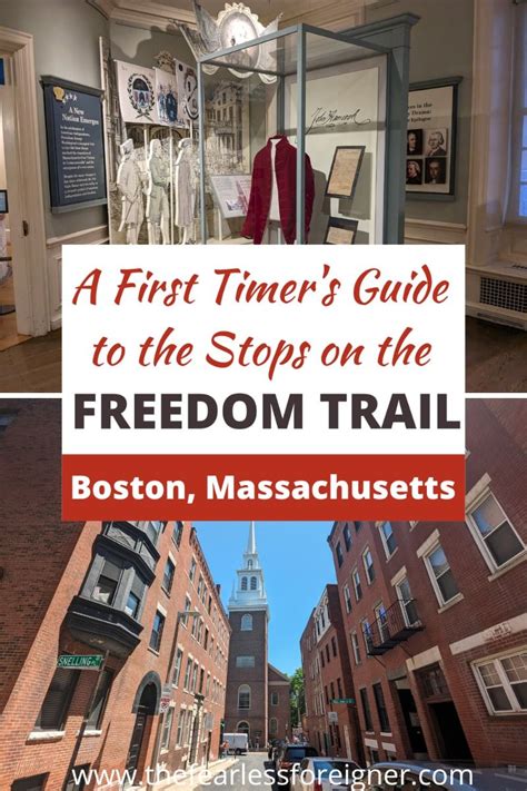 All Of The Historic Boston Freedom Trail Stops The Fearless Foreigner