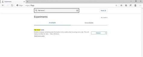 How To Enable Tab Hover Cards In Microsoft Edge