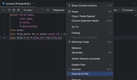 Run Queries Intellij Idea Documentation