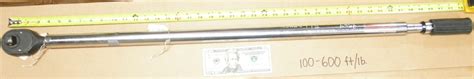 3 4 Drive Torque Wrench 100 600 Ft Lb Cdi 6004mfr Asme B107 300 Sae