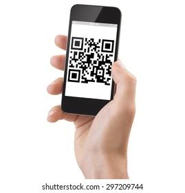 Hand Holding Smart Phone Qr Code Stock Photo 321798743 Shutterstock