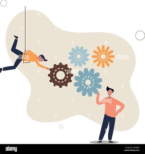 Collaboration Or Cooperate For Team Success Working Together As Teamwork To Solve Problem And