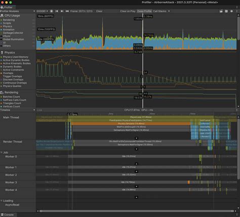 Physicssimulate Spikes Taking Too Much Time From Frame To Frame