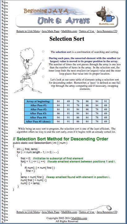 Selection Sort Learn Computer Coding Computer Programming Computer Science Programming