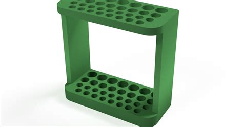 Brush Holder 32 Brushes By Miguel Viñas Download Free Stl Model