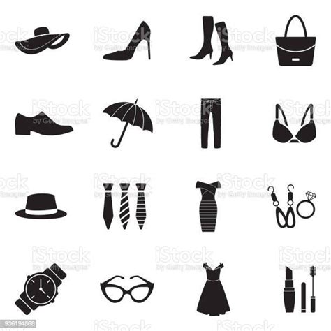 패션 아이콘입니다 블랙 플랫 디자인입니다 벡터 일러스트입니다 아이콘에 대한 스톡 벡터 아트 및 기타 이미지 아이콘 바지