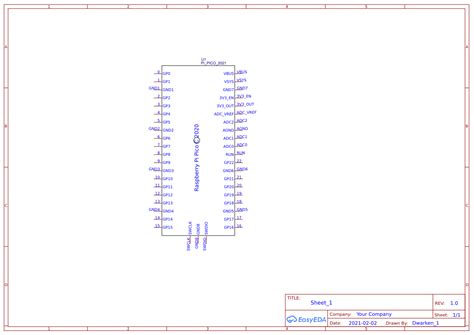 Pi Pico Breadboard EasyEDA Open Source Hardware Lab