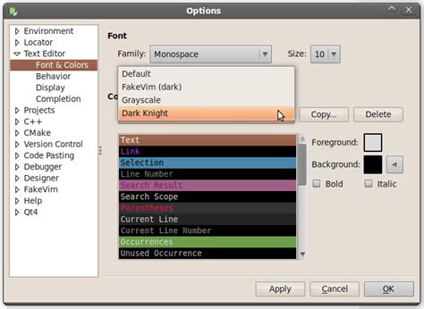 Qt Creator Dark Theme Charterlopers