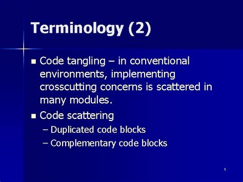 Aspect Oriented Programming Aspect Oriented Software Development Aosd