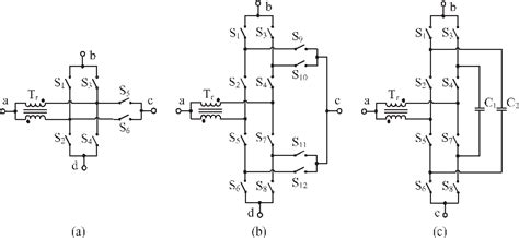 figure 1 from five level t type inverter based on multistate switching