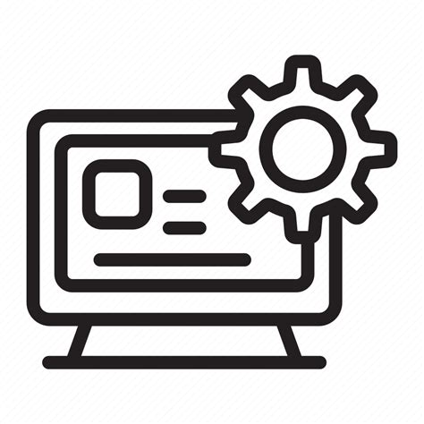Computer Programing Code Settings Monitor Icon Download On Iconfinder
