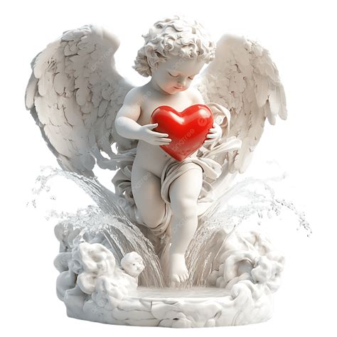Love Angel Sculpture Love Angel Angel Sculpture Romantic Angel Png