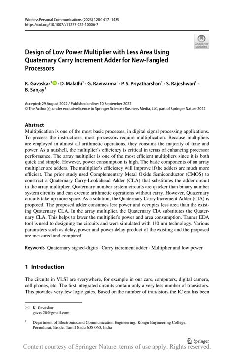 Design Of Low Power Multiplier With Less Area Using Quaternary Carry Increment Adder For New