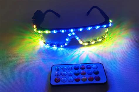 Us 2800 Led Glasses Laser Glasses For Nightclub Party Led Growing