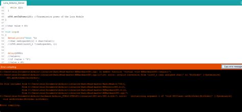 compile error uint8 t bitorder char value and · issue 34 · adafruit radiohead · github