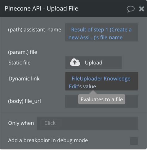 Passing Files Into Pinecone Assistant File Upload Api Apis Bubble Forum