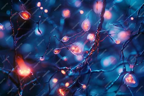 Premium Photo Neural Network Visualization With Glowing Nodes Re