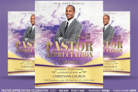 Pastor Appreciation Flyer Ideas