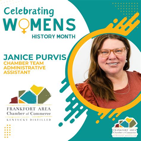 Frankfort To Celebrate Womens History Month Please Meet Janice Purvis Chamber Team
