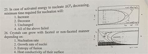 Solved 4 In Nucleation Rate Equation