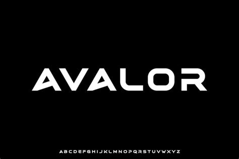 Premium Vector Strong Bold Futuristic Technology Alphabet Display Font Vector