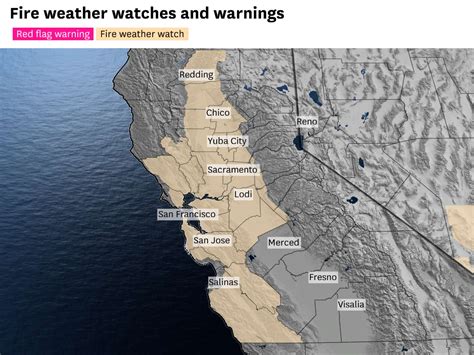 Fire Weather Watch Issued Across Northern California Bay Area