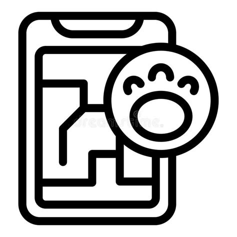 Smartphone Map App With Location Pin Icon Stock Illustration Illustration Of Vector Simple