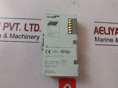 Beckhoff El6731 Profibus Master Terminal Aeliya Marine