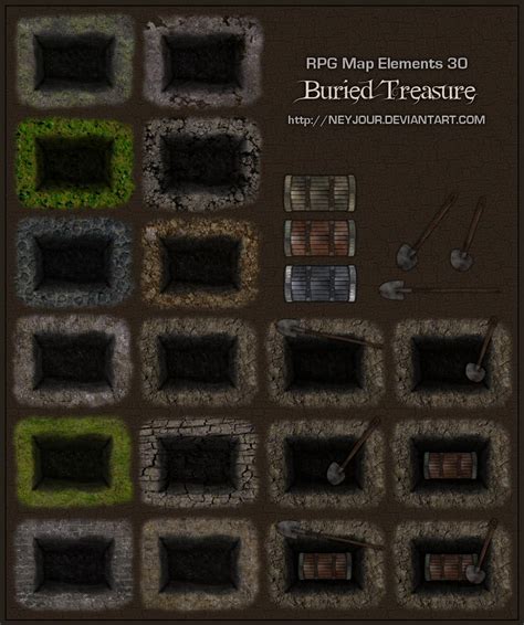 Rpg Map Elements 30 By Neyjour On Deviantart