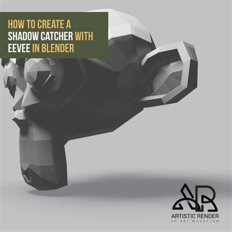 how to create a shadow catcher with eevee in blender