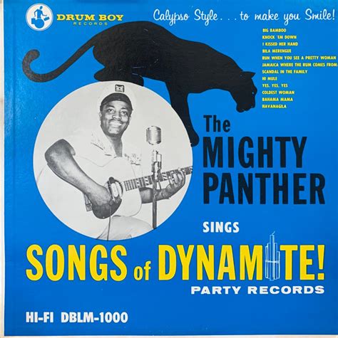 The Mighty Panther Sings Songs Of Dynamite Releases Discogs