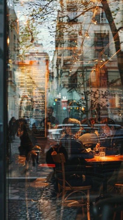 Cafe Rain Background New York In The Rain