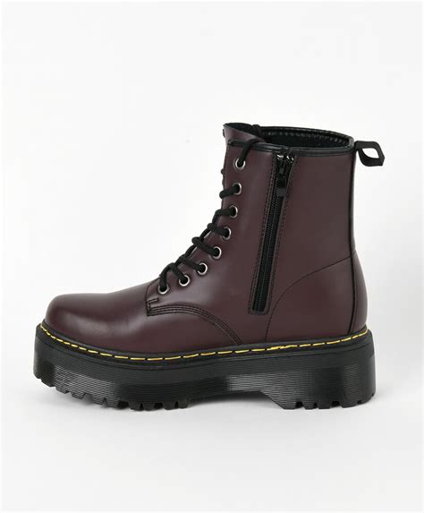 Botín Mujer Cordones Plataforma Tricot