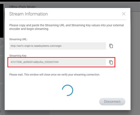 manual how to stream to streamate smconnect with external encoder