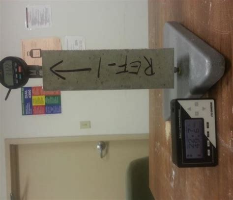 Photo Of Length Measurement For Drying Shrinkage Drying Shrinkage