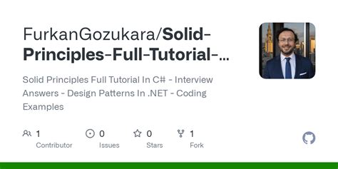 GitHub FurkanGozukara Solid Principles Full Tutorial In C Interview Answers Design Patterns In