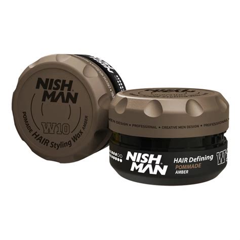 Nish Man W10 Hair Styling Wax Pomade Amber 100 Ml Nu Bestellen