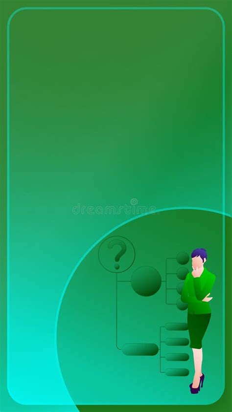 Decision Tree Diagram Vertical Template Stock Vector Illustration Of Searching Problems