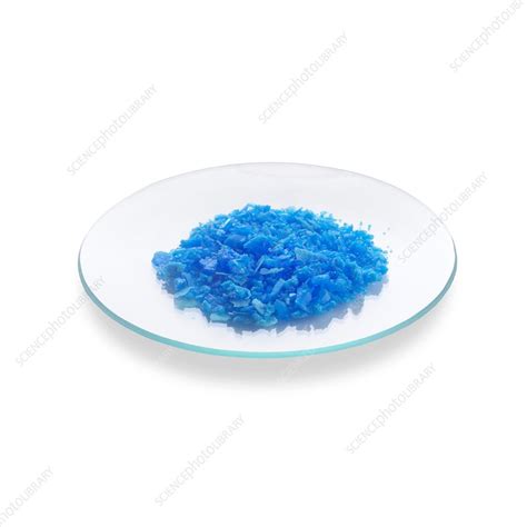 Copper Sulphate Crystals Stock Image C Science Photo Library