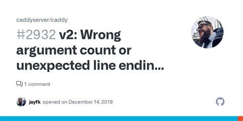 V2 Wrong Argument Count Or Unexpected Line Ending After