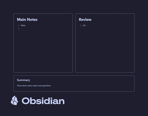 Cornell Notes Workflowworkaround Share And Showcase Obsidian Forum