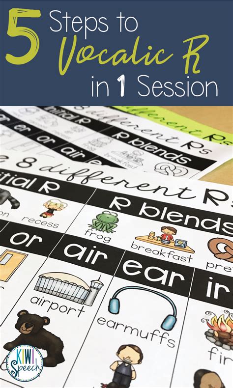 5 Steps To Vocalic R In 1 Session Artofit