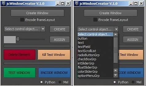 Windowcreator Tool Helps Build A Standard Maya Window By Automatically Generating The Code