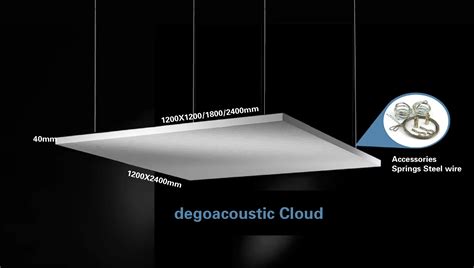 Manufacturing Acoustic Cloud Ceiling Panels White Acoustic Baffle